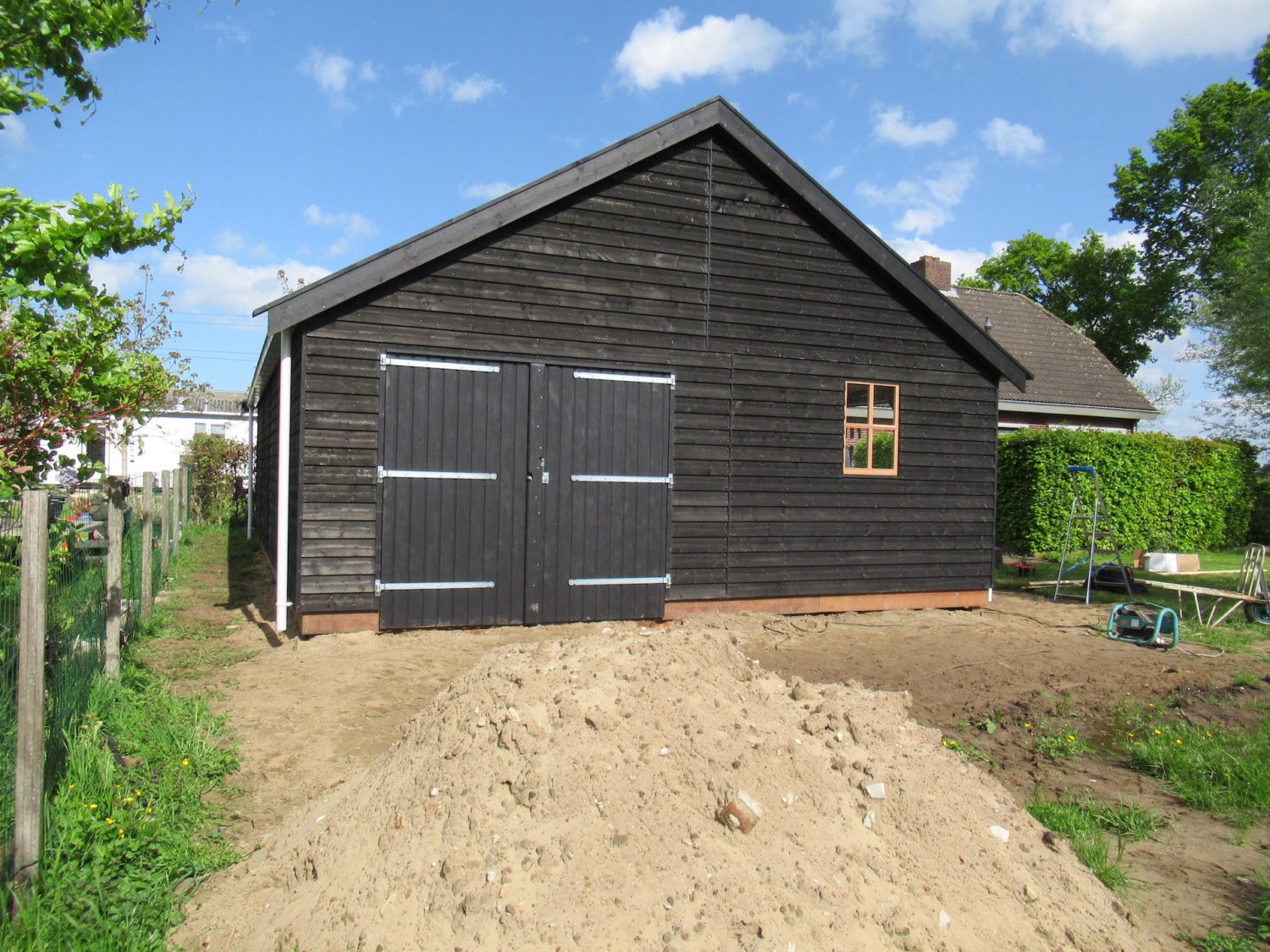 Garage-berging-HG-10-Nieuwleusen - Houtbouw Hiemstra Twijzel