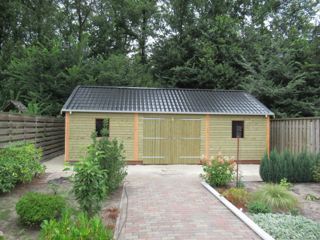 berging-garage-hg-10-oude-pekela - Houtbouw Hiemstra Twijzel