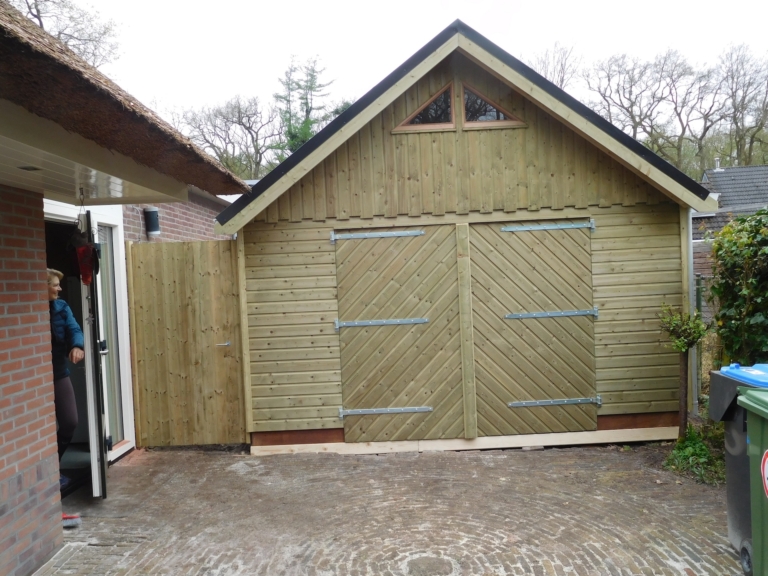 Garage-Berging HG-10 - Appelscha - Houtbouw Hiemstra Twijzel