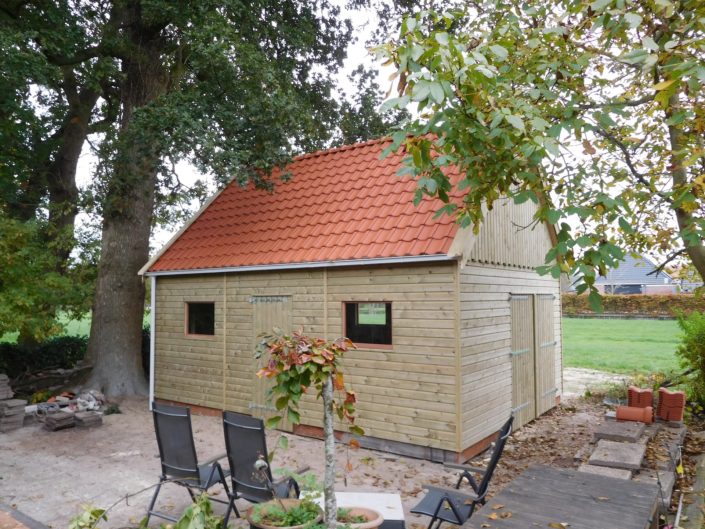 Garage-Berging HG-10 - Opeinde - Houtbouw Hiemstra Twijzel